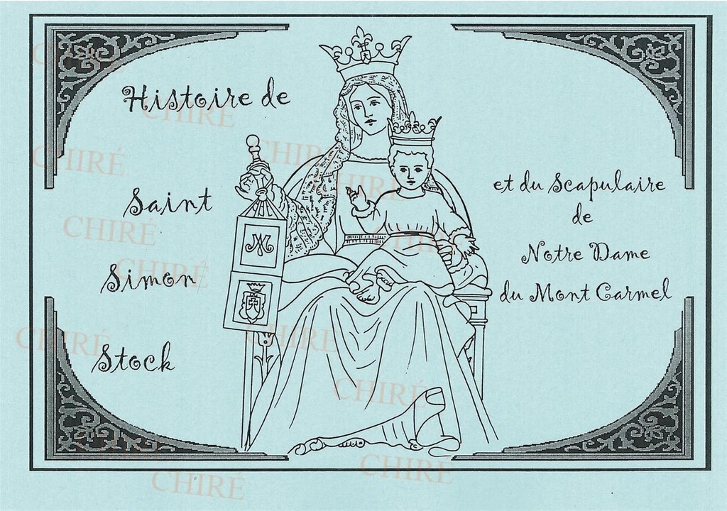 Album à colorier - Histoire de Saint Simon Stock et du Scapulaire de ...