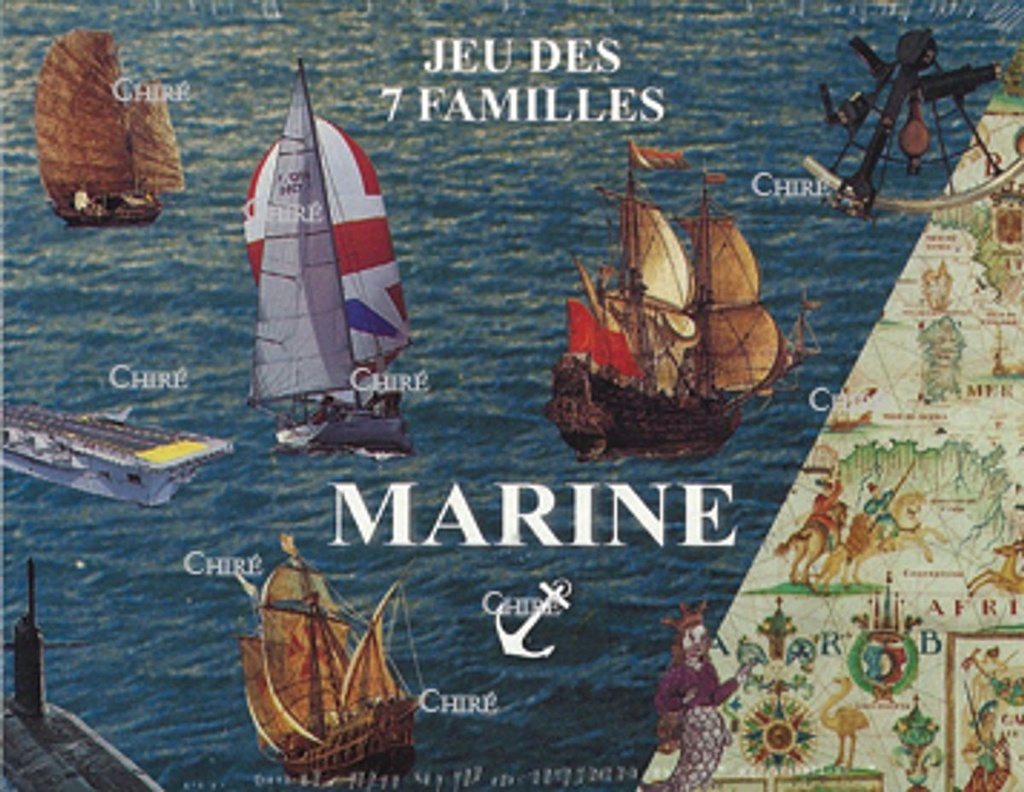 Jeu des 7 familles - La Marine | Librairie Chiré